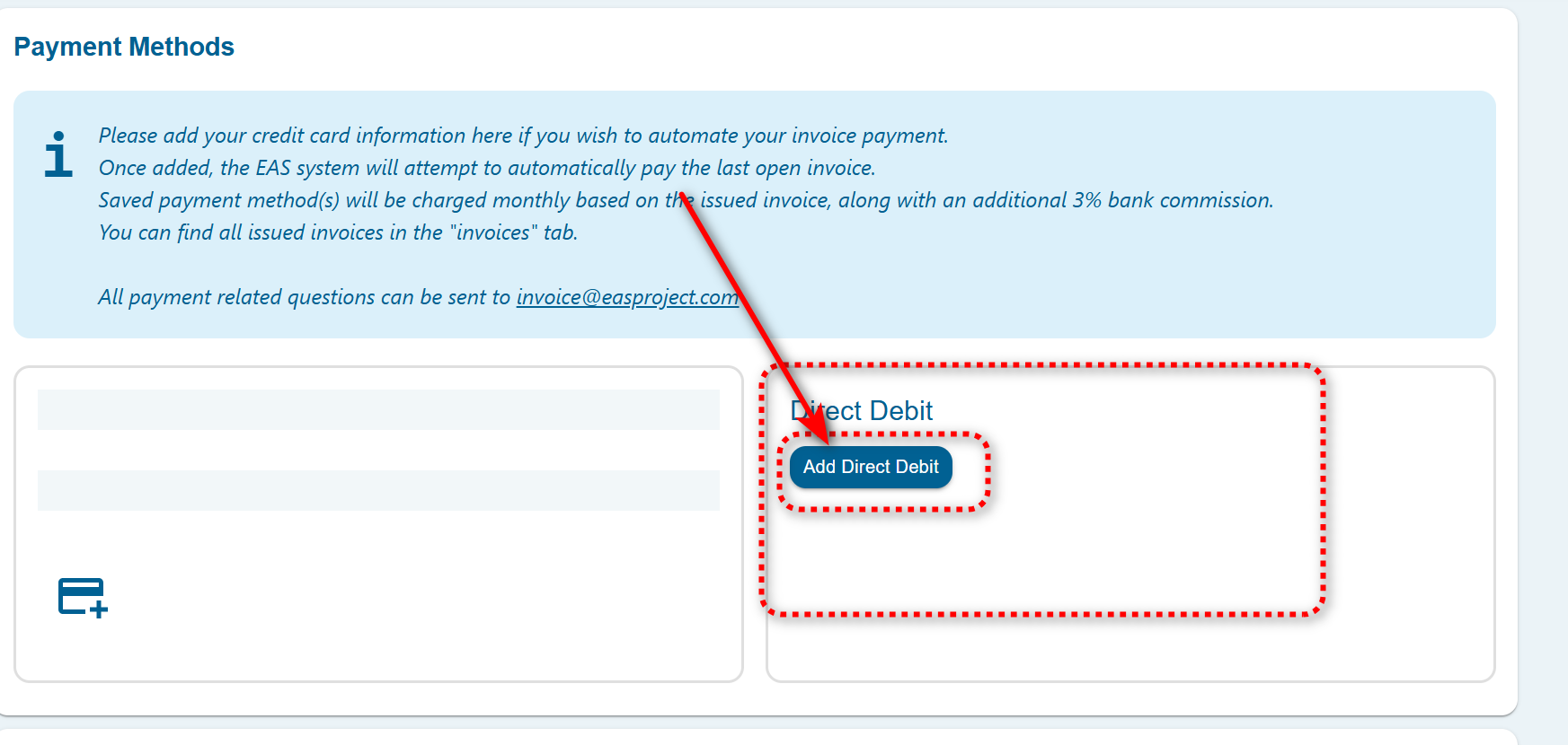 Using Direct Debit in the UK for paying EAS invoices – EAS